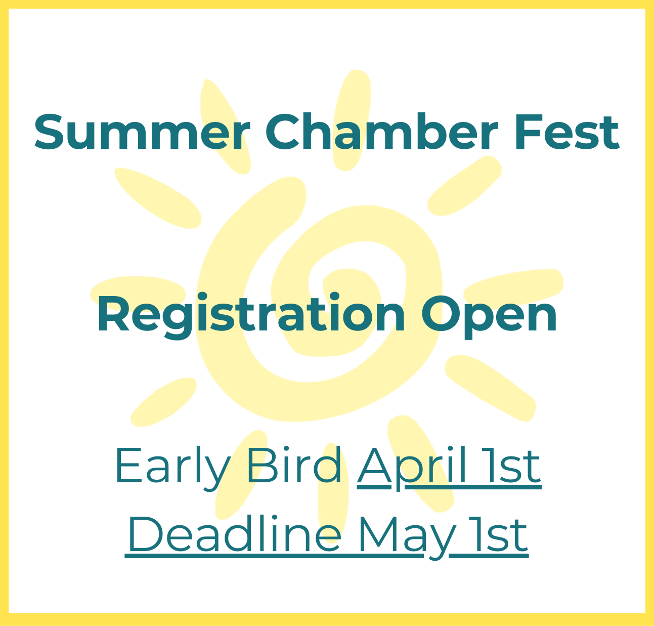 2025 Summer Chamber Fest Registration | Preucil School of Music